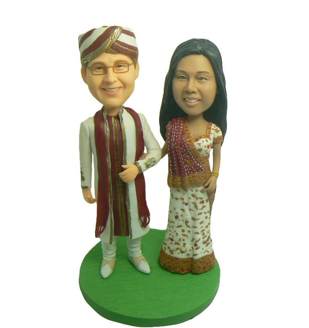 Indian Wedding Cake Topper - Etsy