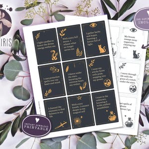 45 Affirmation Cards for Witchy Souls | Positive Magical Affirmations ...