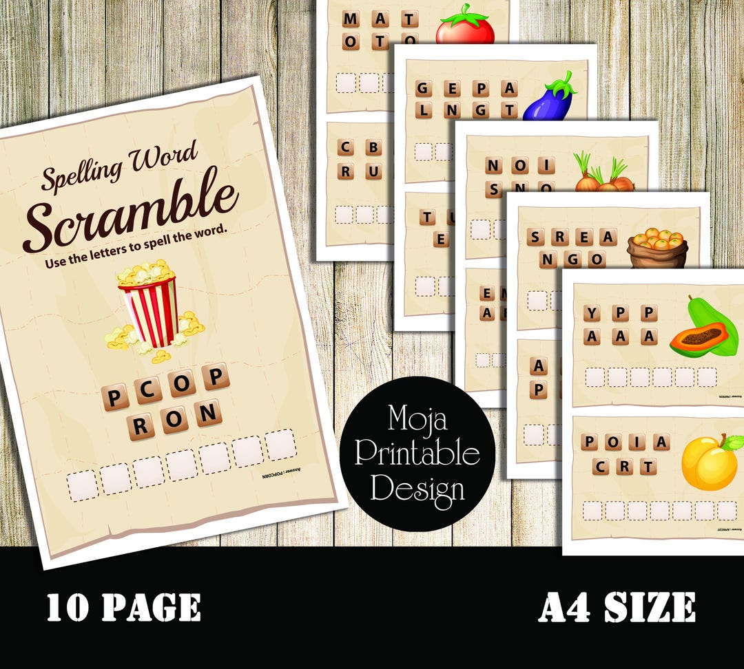 Scrambel Worksheet,worksheets for Kindergarden,preschool Worksheet ...