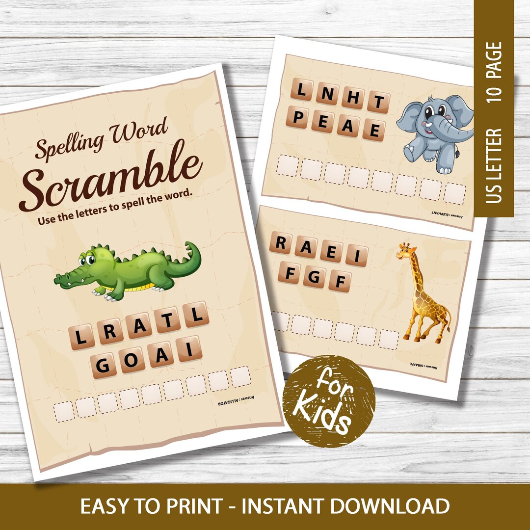 Scrambel Worksheet,worksheets for Kindergarden, Preschool Worksheet ...