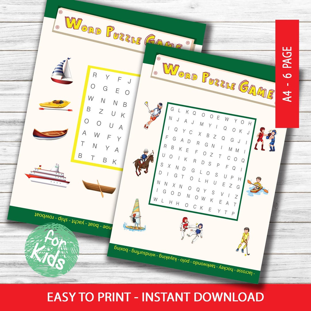 Children's Crossword, Puzzles for Kids, Printable Puzzles, School ...