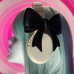 3D Printed Bow Headphone Attachment: Gamer Cosplay Accessory(pair 2 ...