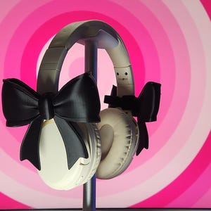 3D Printed Bow Headphone Attachment: Gamer Cosplay Accessory(pair 2 ...