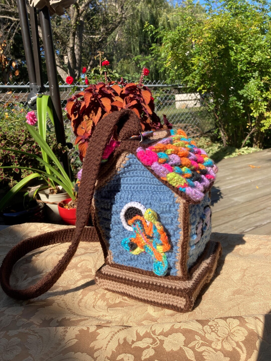 Crocheted Birdhouse Purse - Etsy