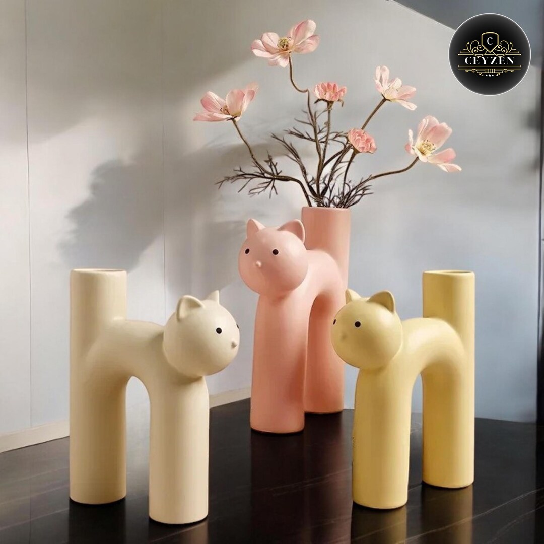 Cute Planters, Small Indoor Pots, Modern Concrete Planter, Cactus and ...