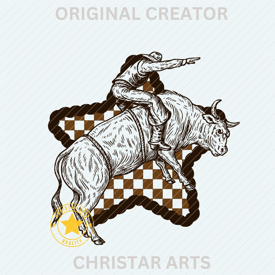 Cowboy Checker PNG Digital Download Print Western Design Sublimation ...