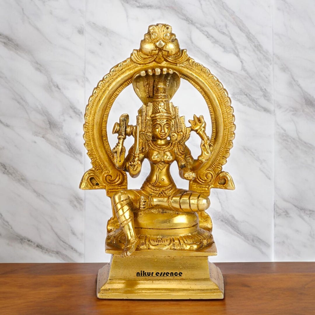 Online Solid Brass Goddess Mariamman Devi Statue 6.8 Inches - Etsy