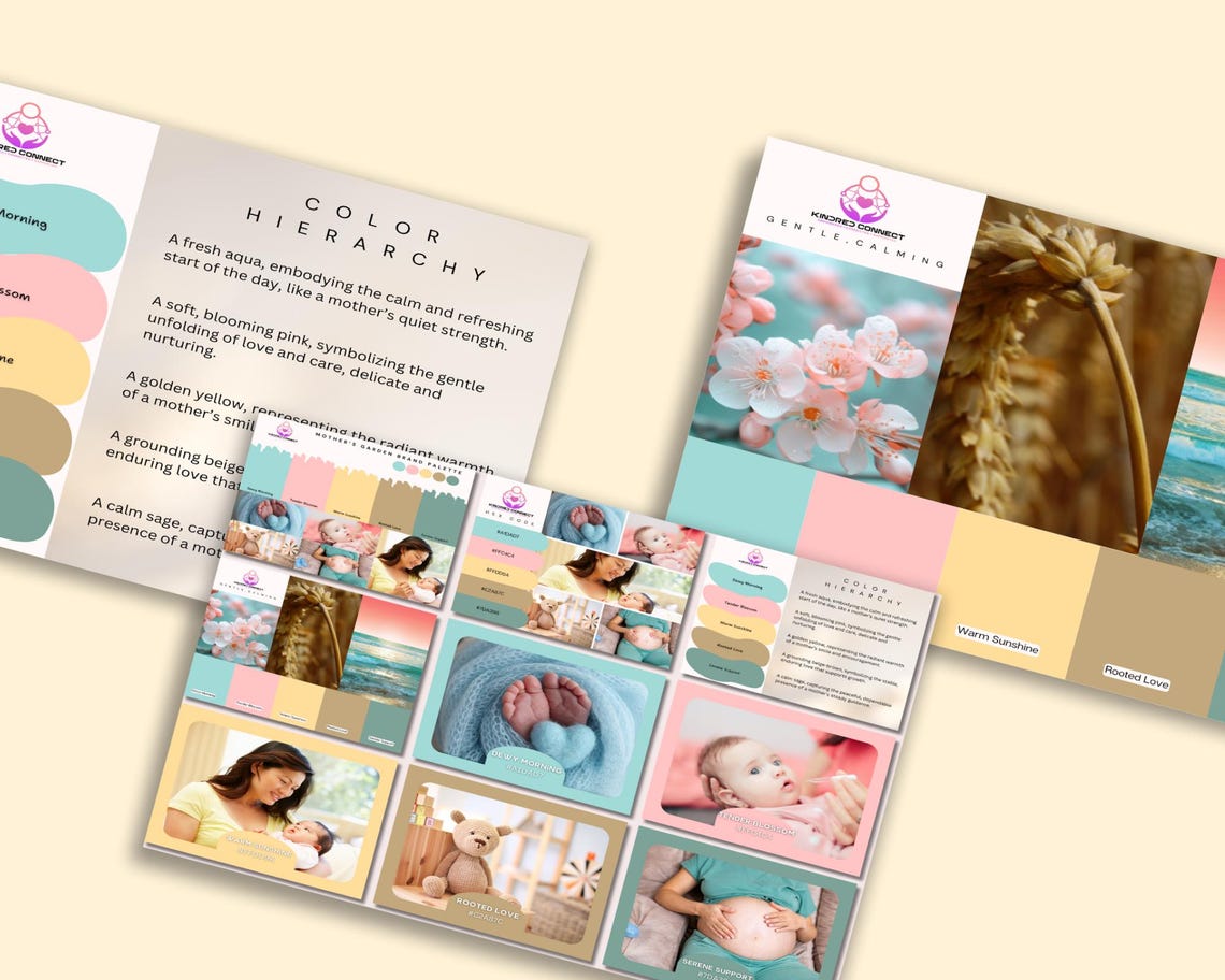 Doula Midwife Lactation Birth Worker Mother's Garden Brand Palette ...