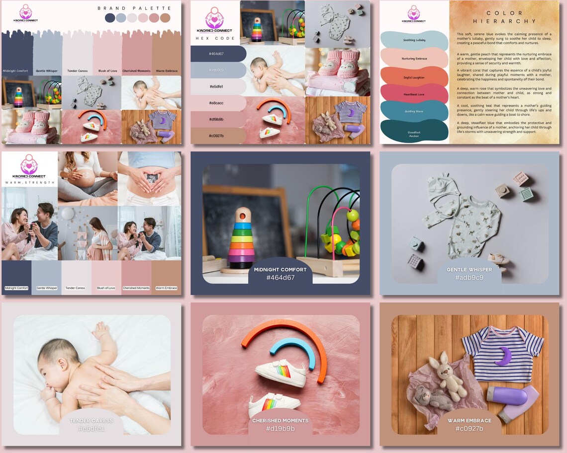 Doula Midwife Lactation Birth Worker Cherished Legacy Brand Palette ...