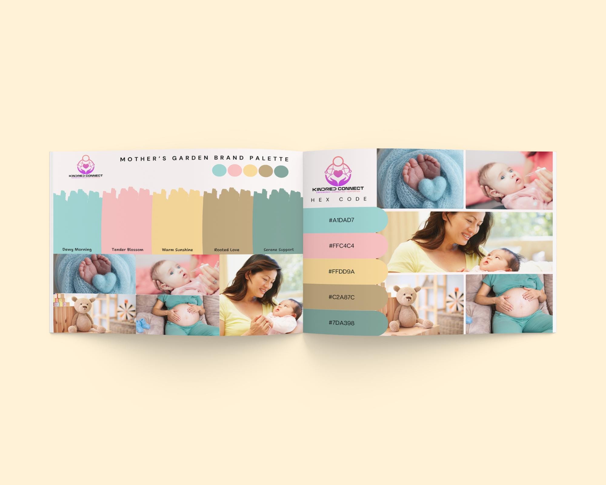 Doula Midwife Lactation Birth Worker Mother's Garden Brand Palette ...