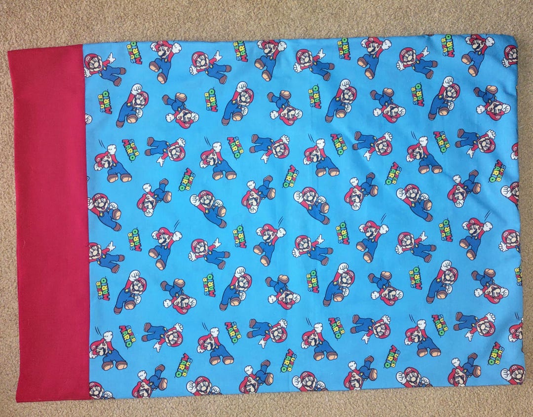 Colorful Super Mario Standard Size Pillowcase. Unique Gift or Birthday ...