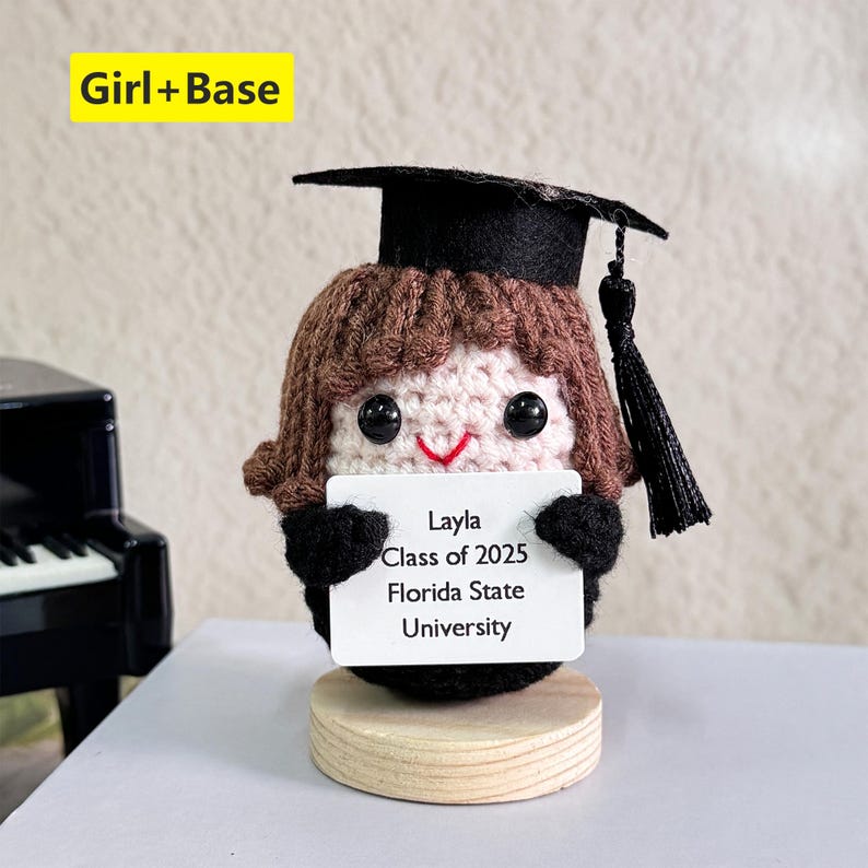 Personalized Crochet Graduation Doll-adorable Graduated Boys and Girls ...
