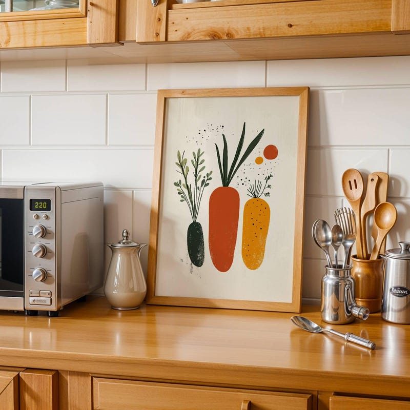 Abstract Vegetable - Etsy