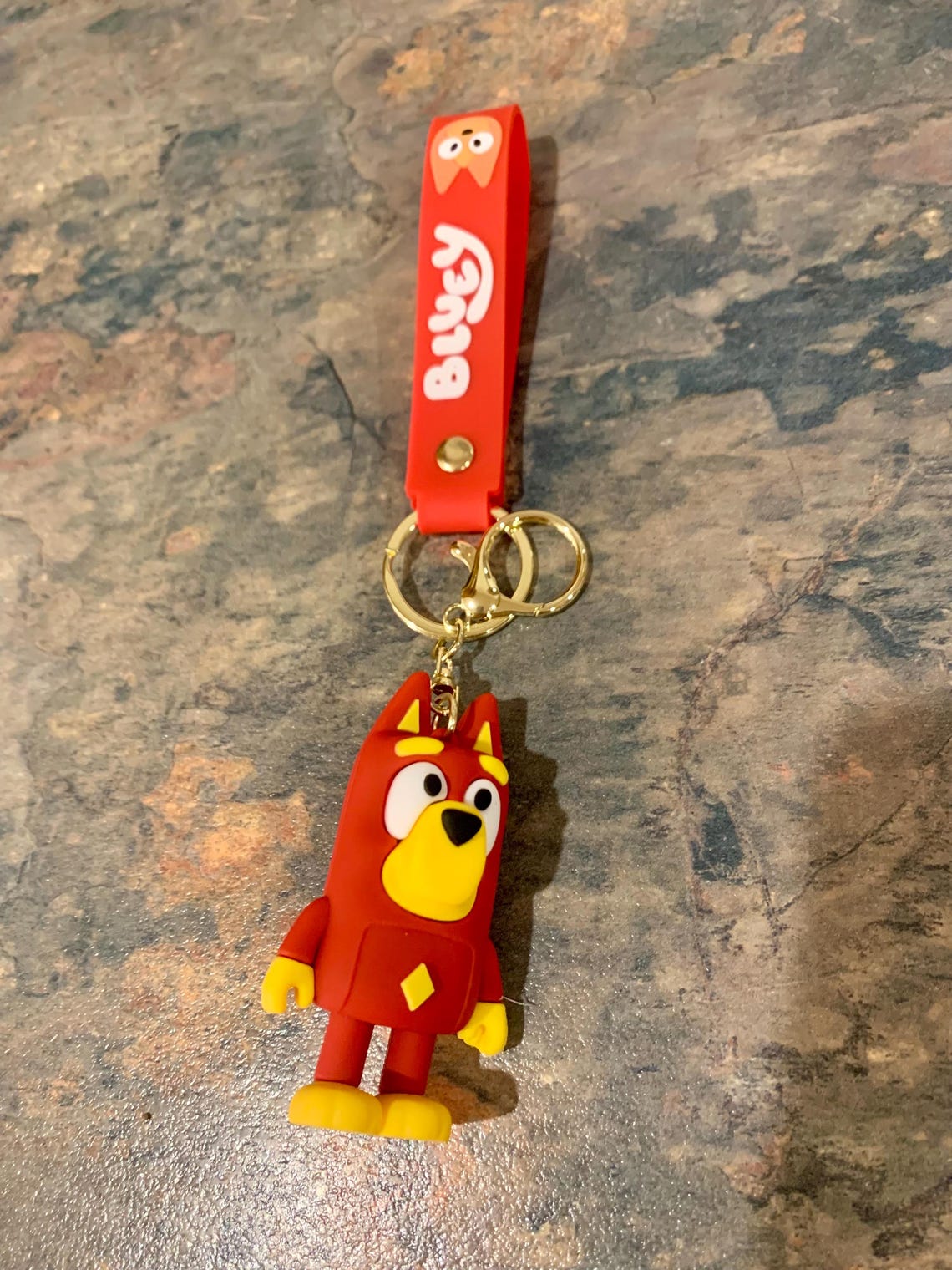 Bluey Bingo Muffin Coco Snickers Rusty Keychain - Etsy