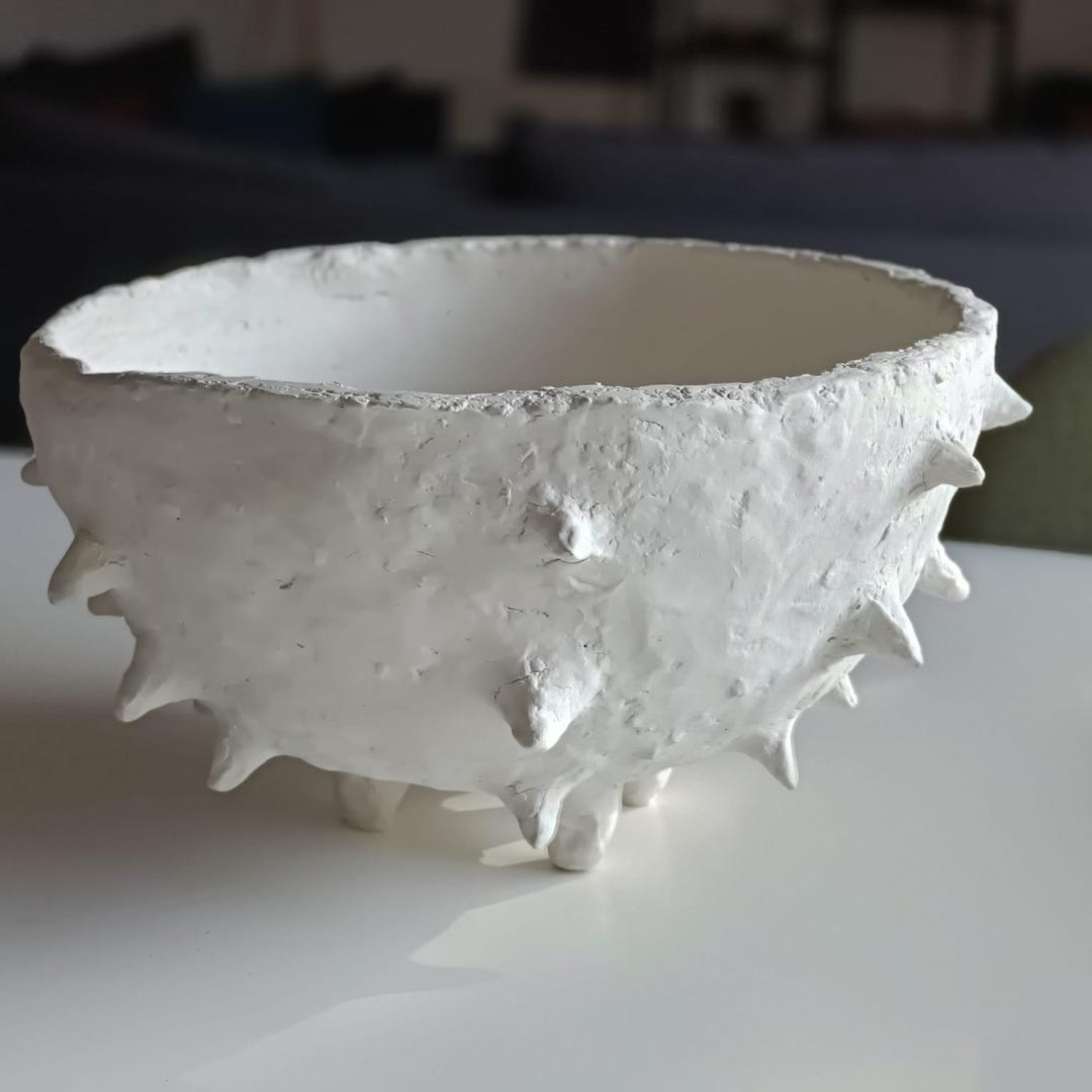 Ecological Art, Recycled Bowl Dish, Sculpture, Eco-responsible Art ...