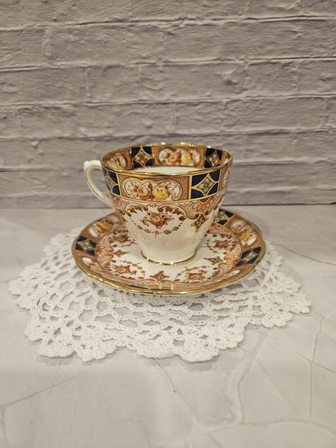 Phoenix Bone China Tea Cup and Saucer: Rare 1880s Vintage Collectible ...
