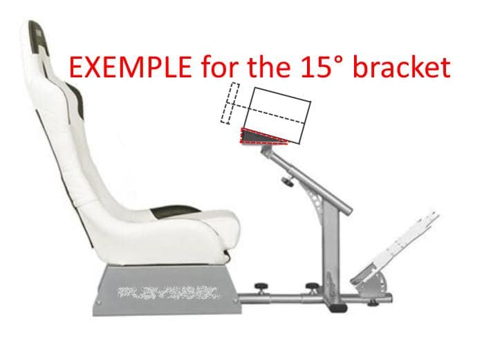 FANATEC DD 1-2 / Csl DD Dd+ Pro Support Angled Fix Bracket Mounted ...