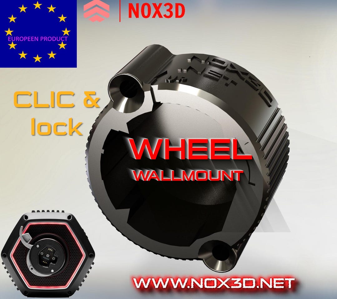 NEW Thrustmaster T818 T598 Wheel Wall Hook Support Wallmount Wall Mount ...