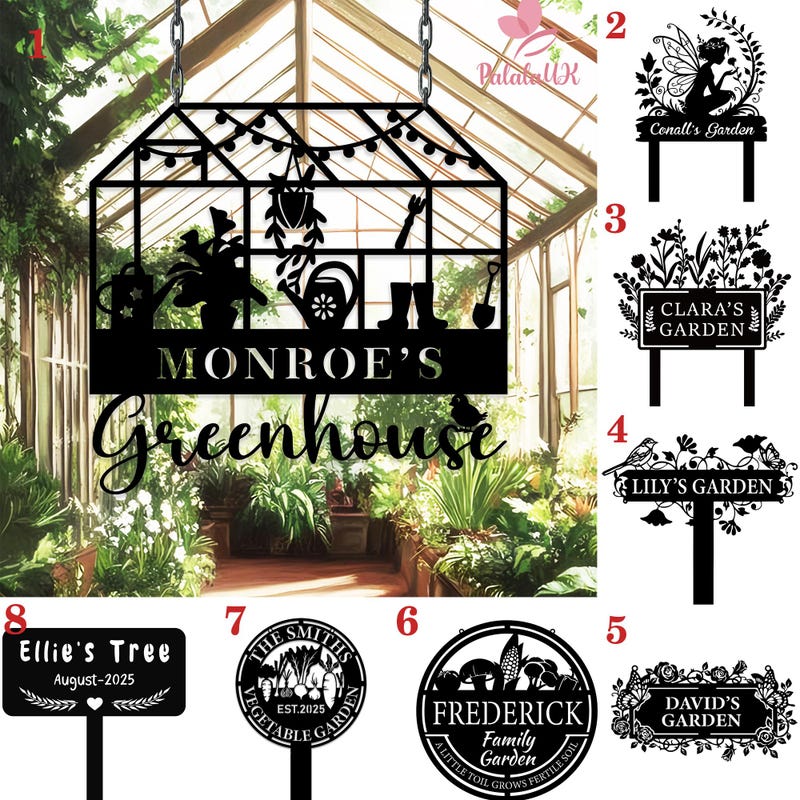 Metal Gardens Designs - Etsy