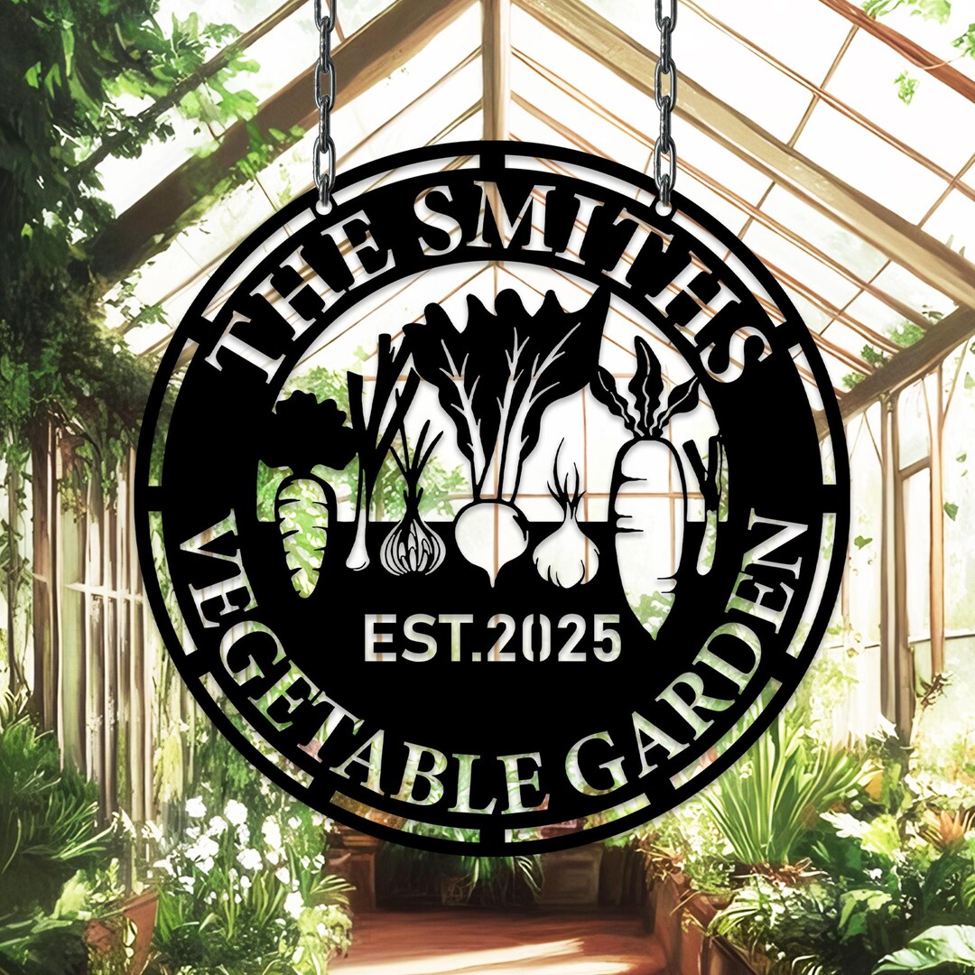 Personalized Vegetable Garden Marker,rustic Farmhouse Garden Decor ...