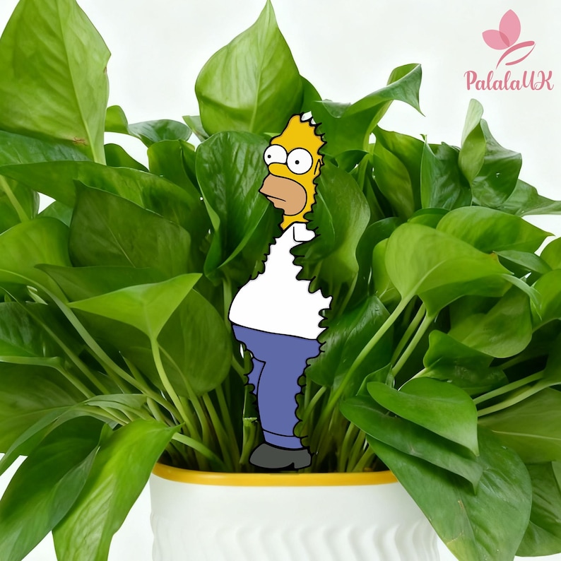 Homer Simpson Bush Meme Christmas Tree Decor, the Simpsons Themed ...