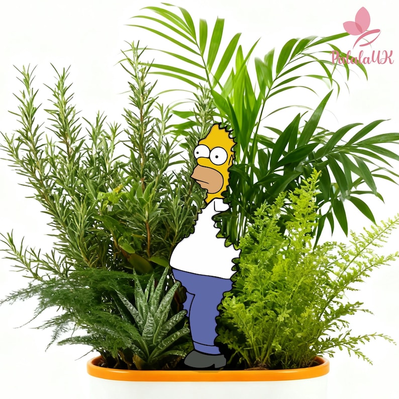 Homer Simpson Bush Meme Christmas Tree Decor, the Simpsons Themed ...
