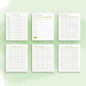 Printable Budget Planner 2025 - Monthly and Yearly Budgeting, Expense ...