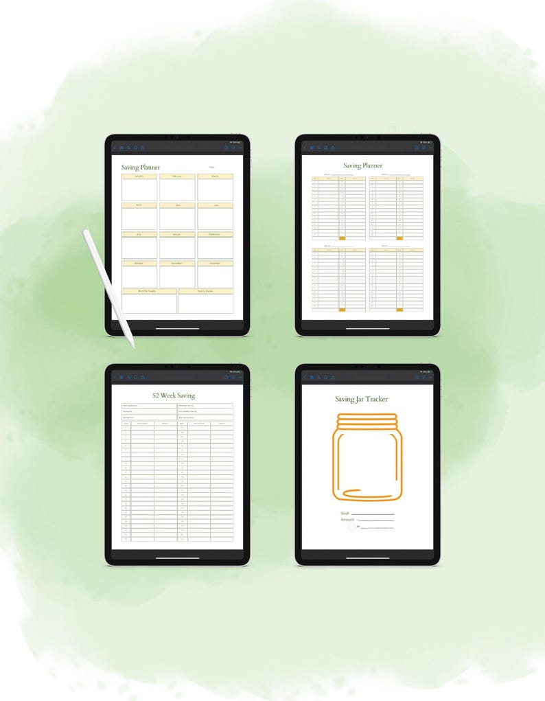 Printable Budget Planner 2025 - Monthly and Yearly Budgeting, Expense ...