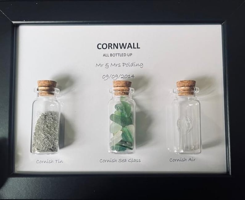 Cornish Tin Wedding Anniversary Frame - Etsy