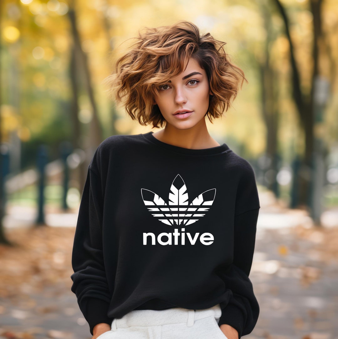 Native Sweatshirt, Native Shirt, Native Feather Logo Shirt, American ...