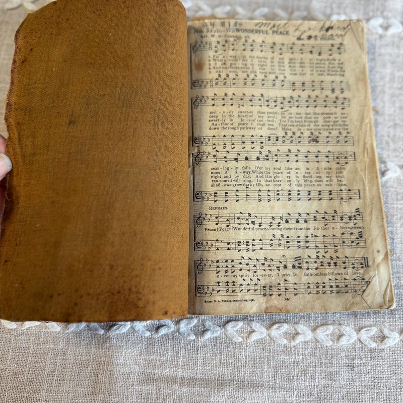 Vintage Song Book - Etsy