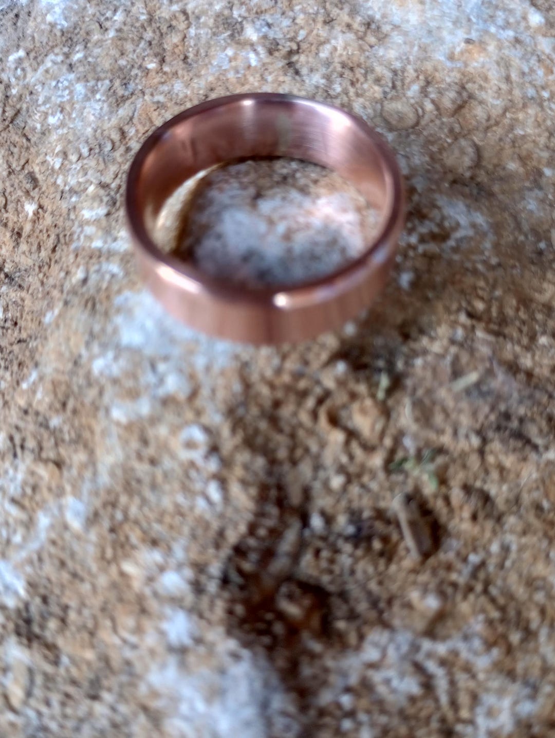Substantial Mens Pure Copper Ring. Handmade, Shiny, and Shaped for ...