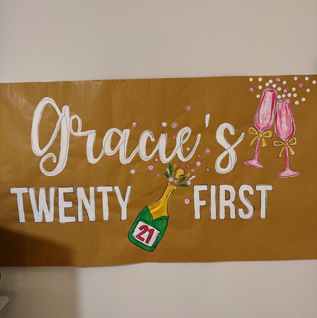 Custom Birthday Banner - Etsy