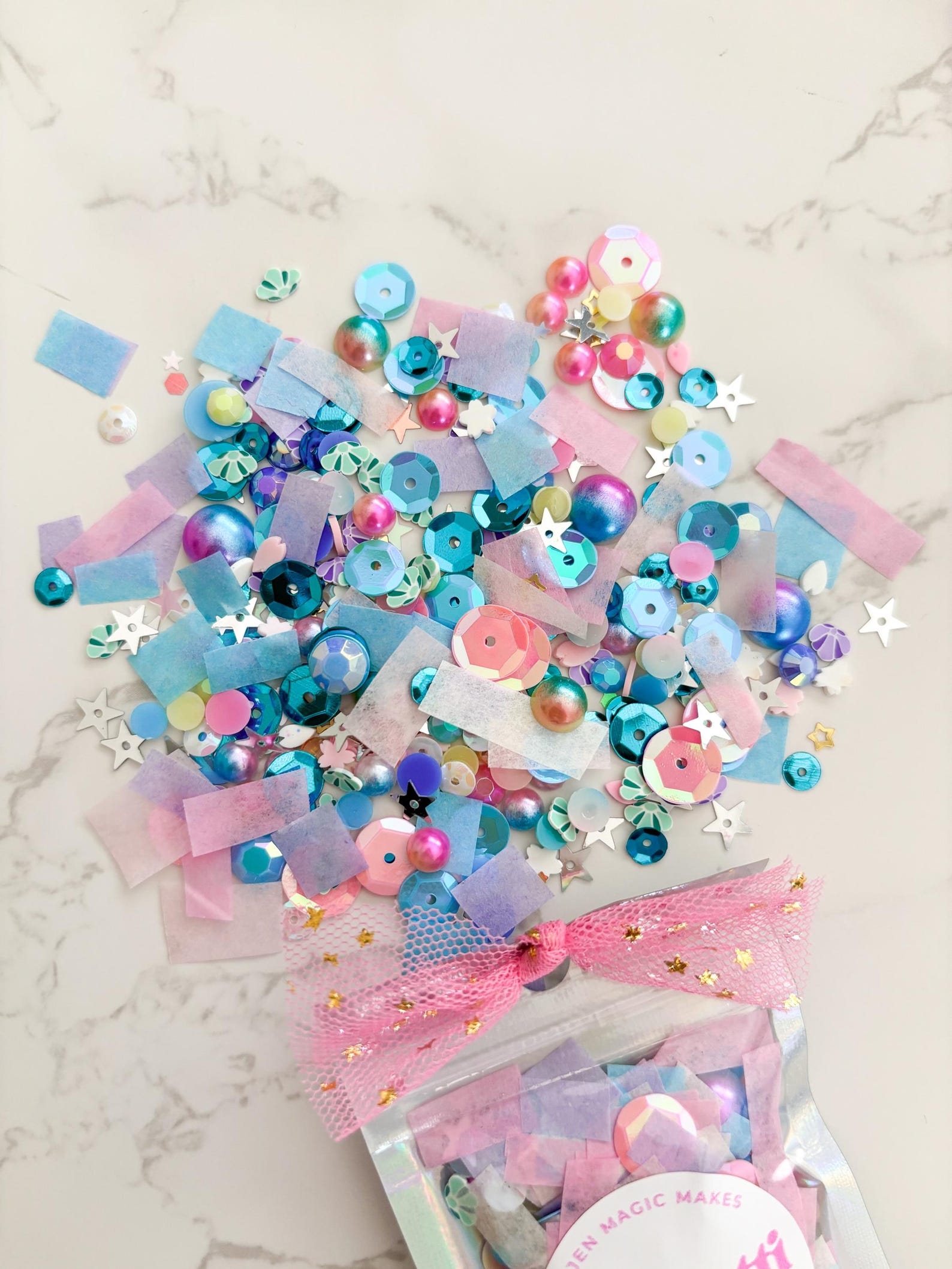 Mermaid Confetti, Confetti Glam, Custom Confett, Pretty Confetti, Jen ...