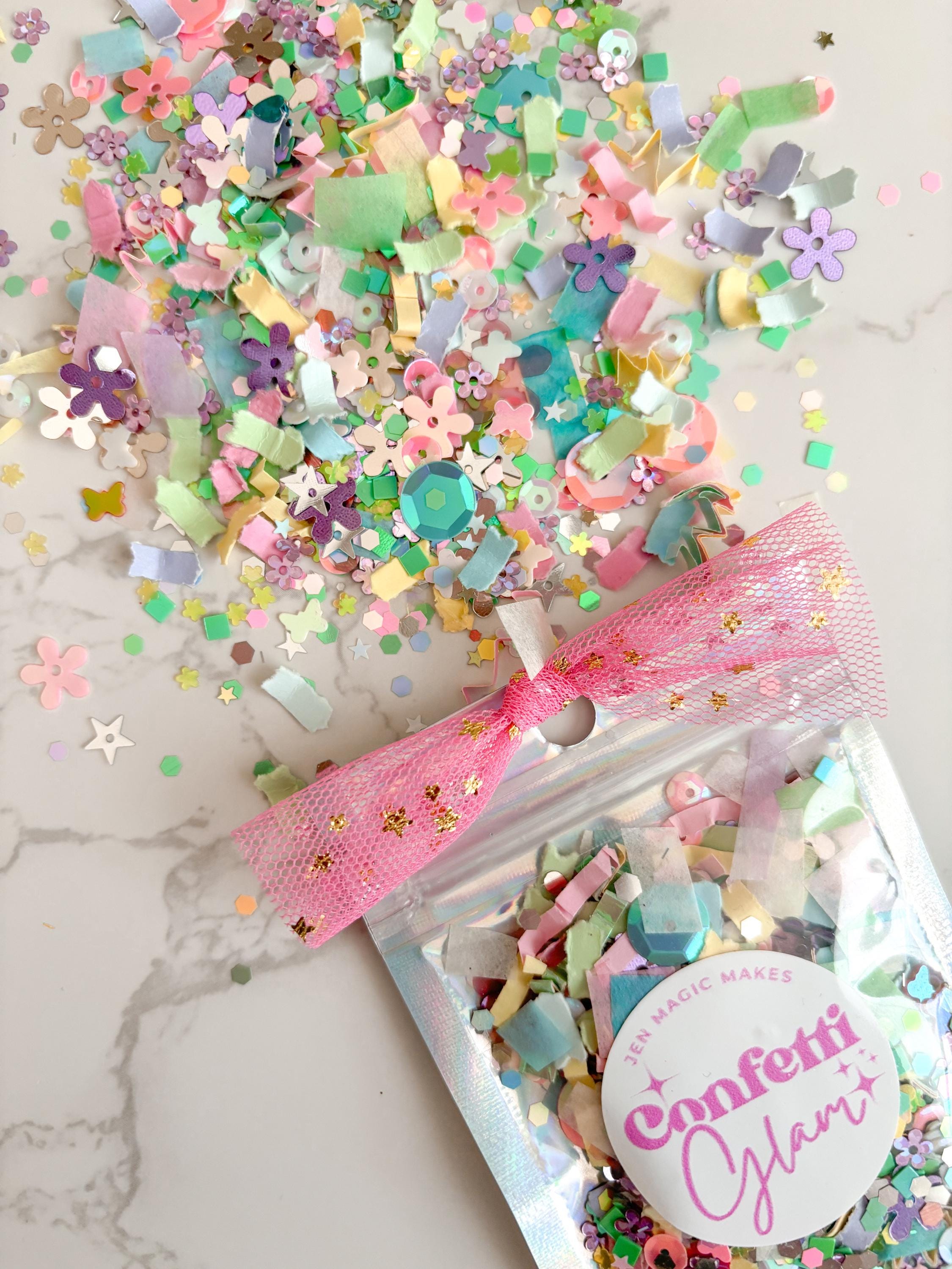 Confetti, Confetti Glam, Custom Confett, Pretty Confetti, Jen Magic Makes, Daisy Confetti ...