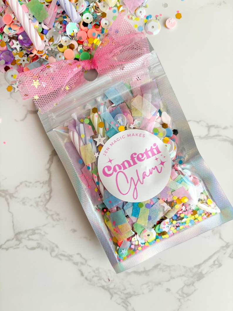Birthday Confetti, Confetti Glam, Custom Confett, Pretty Confetti, Jen ...