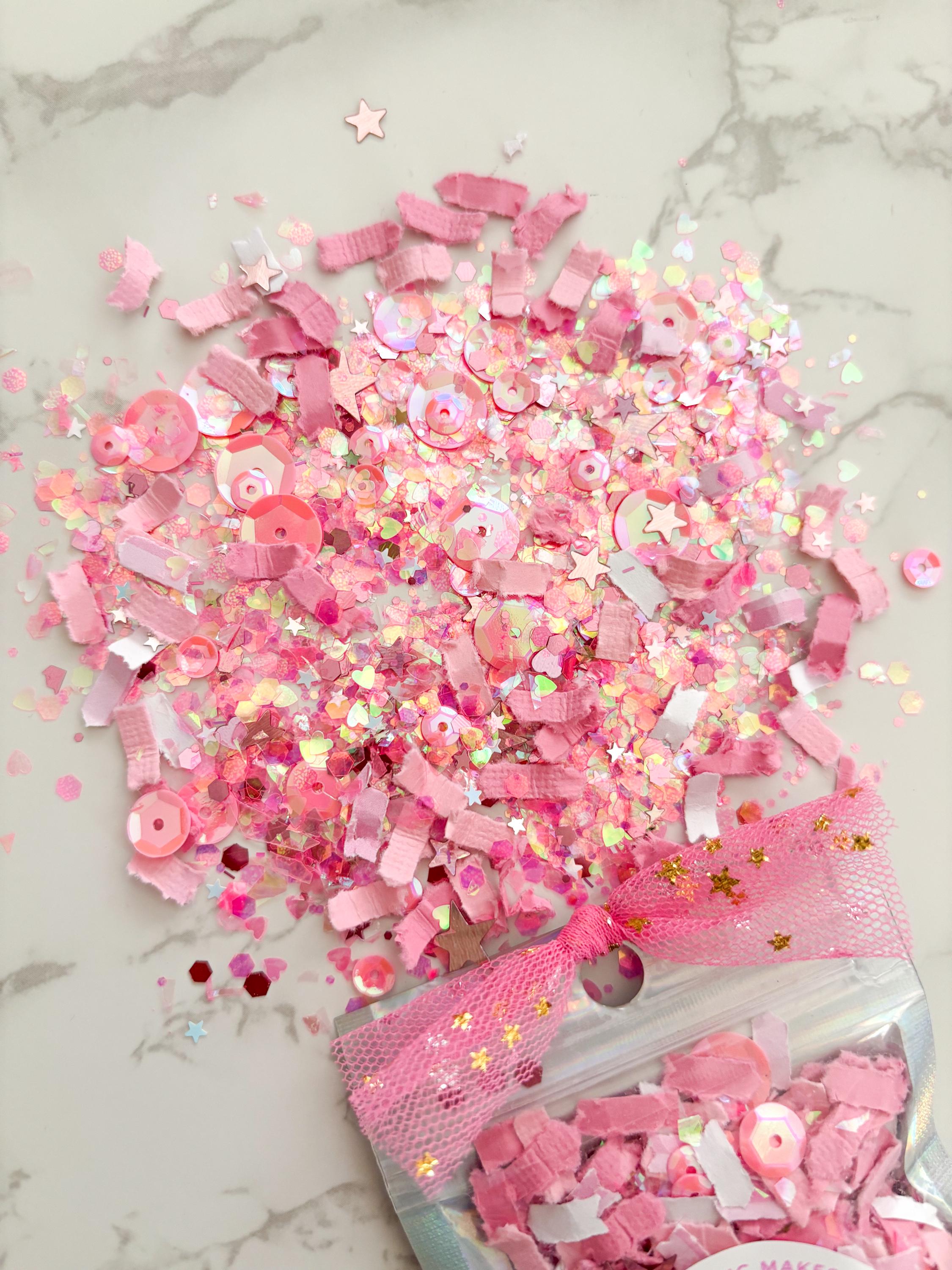 Pink Confetti, Confetti Glam, Custom Confett, Pretty Confetti, Jen ...