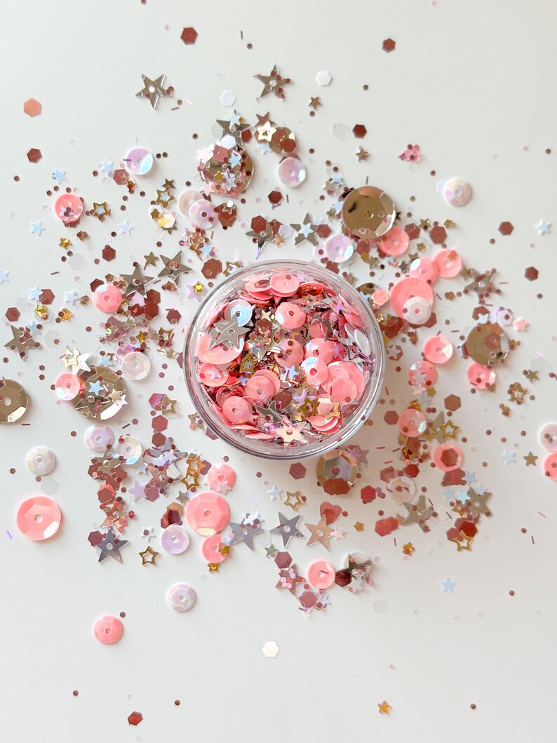 Confetti Glam Glitter, Custom Glitter Mix, Glitter, Sparkly Glitter ...