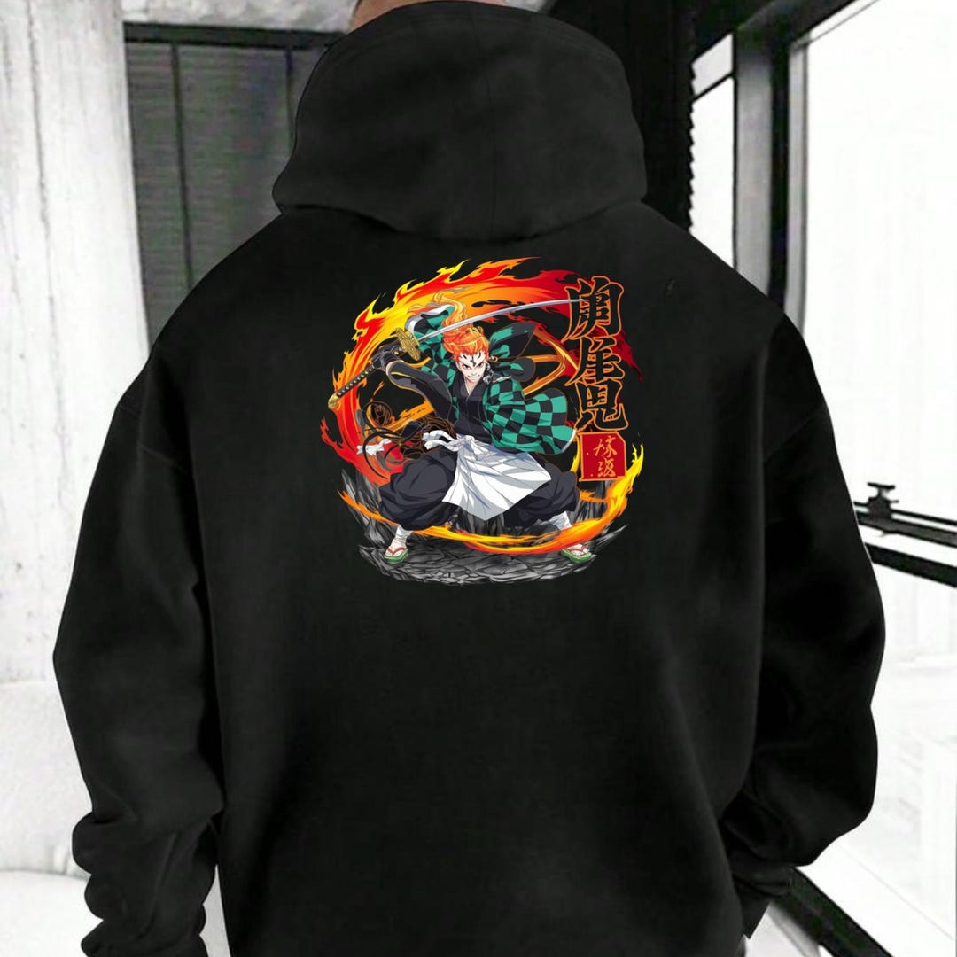 Demon Slayer Hoodie Stylish Anime Hoodie for Fans of Tanjiro and Nezuko ...