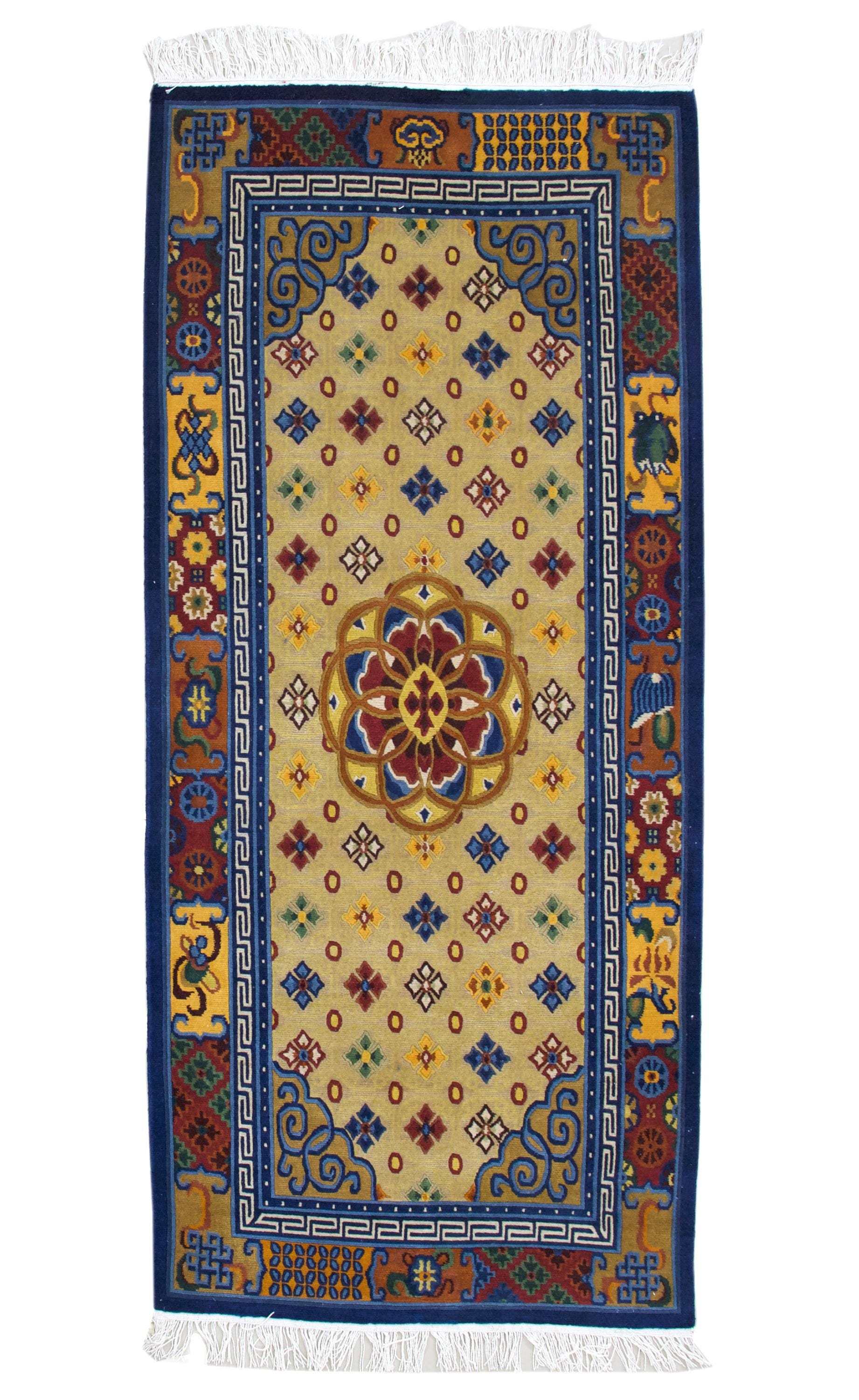 Handmade Tibetan Wool Rug – T-804 Design | 100 Knot Quality | AR 222 ...