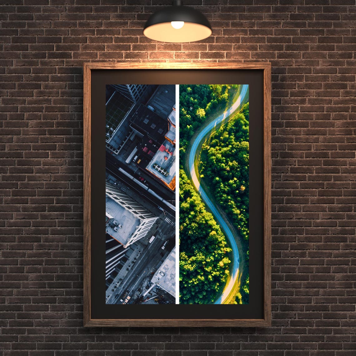 Urban and Rural Wall Art | City Streets to Country Road | Concrete ...