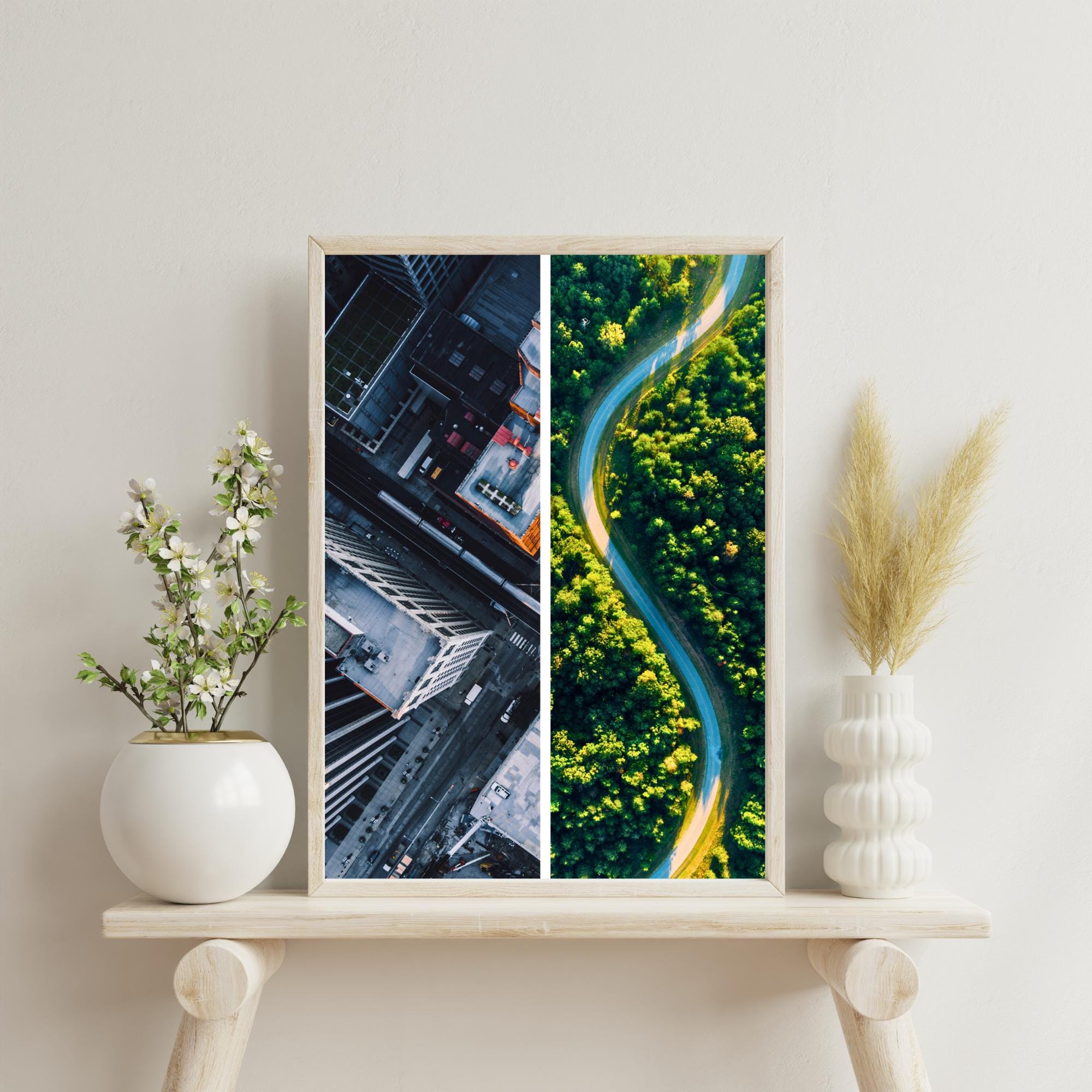 Urban and Rural Wall Art | City Streets to Country Road | Concrete ...