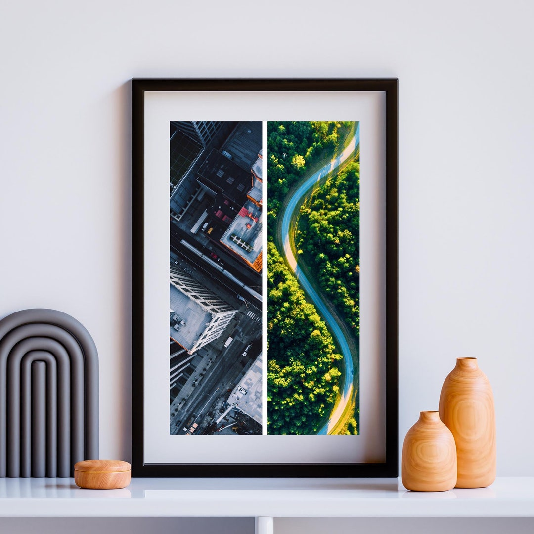 Urban and Rural Wall Art | City Streets to Country Road | Concrete ...