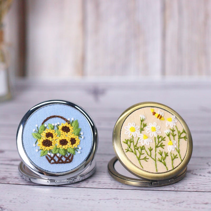 Sunflower Mirror - Etsy