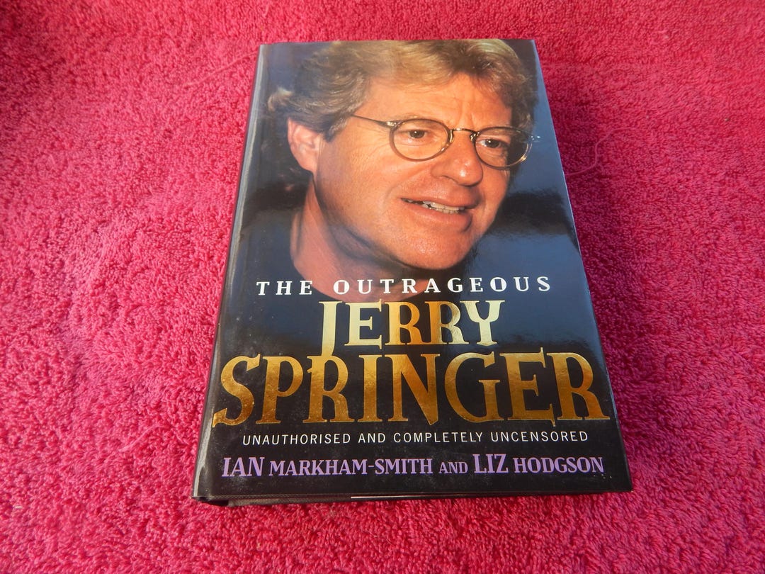 The Outrageous Jerry Springer Book - Etsy