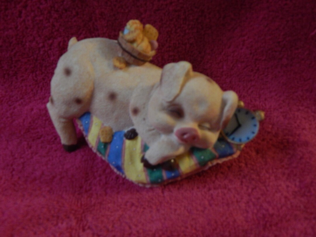 Vintage Pig Music Box. Lullaby - Etsy