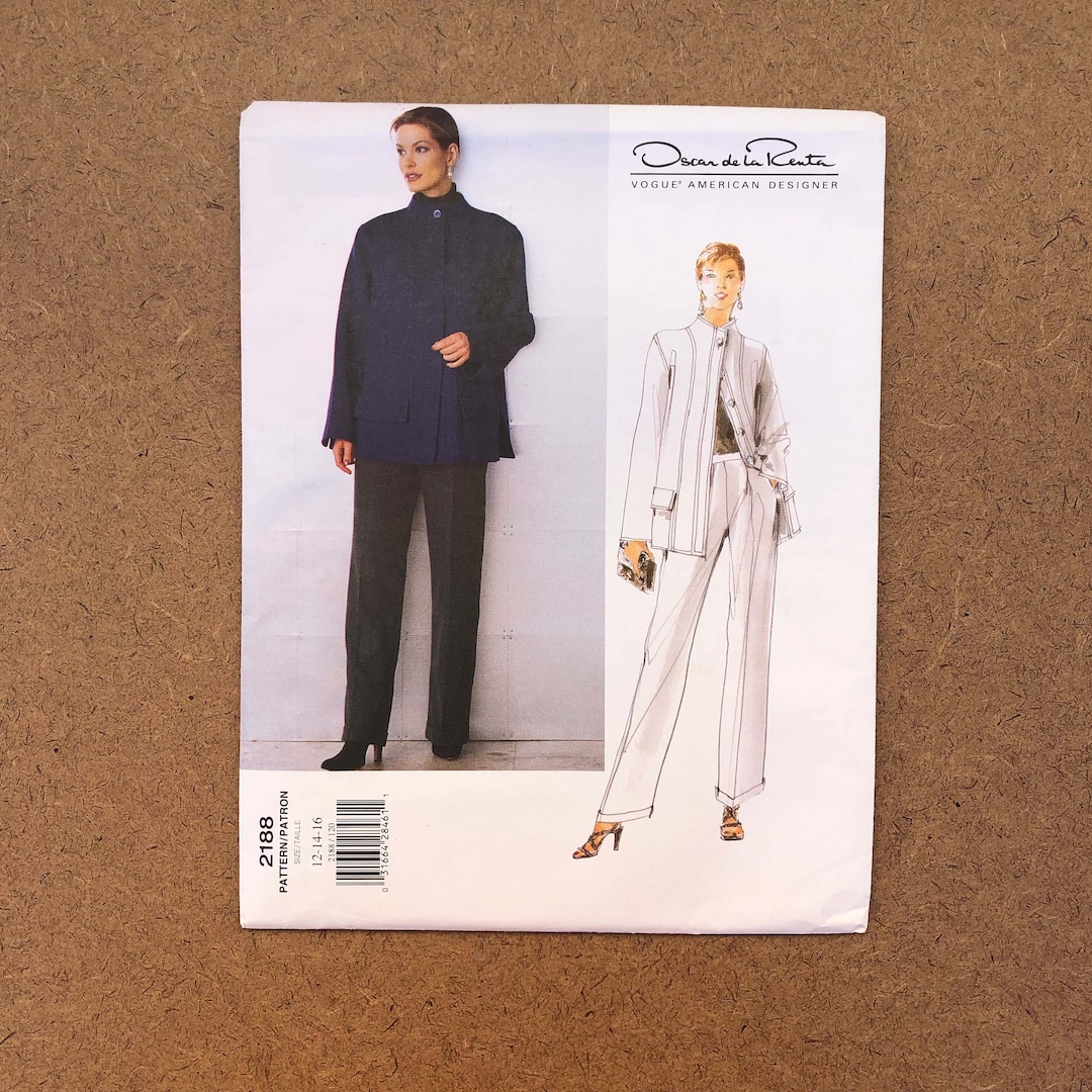 Vogue 2188 Oscar De La Renta Pattern - Etsy