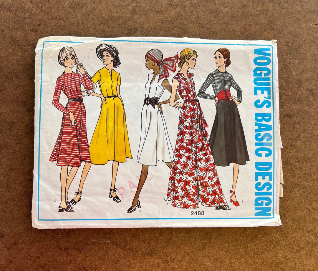Vogue Basic Design Pattern 2488 - Etsy