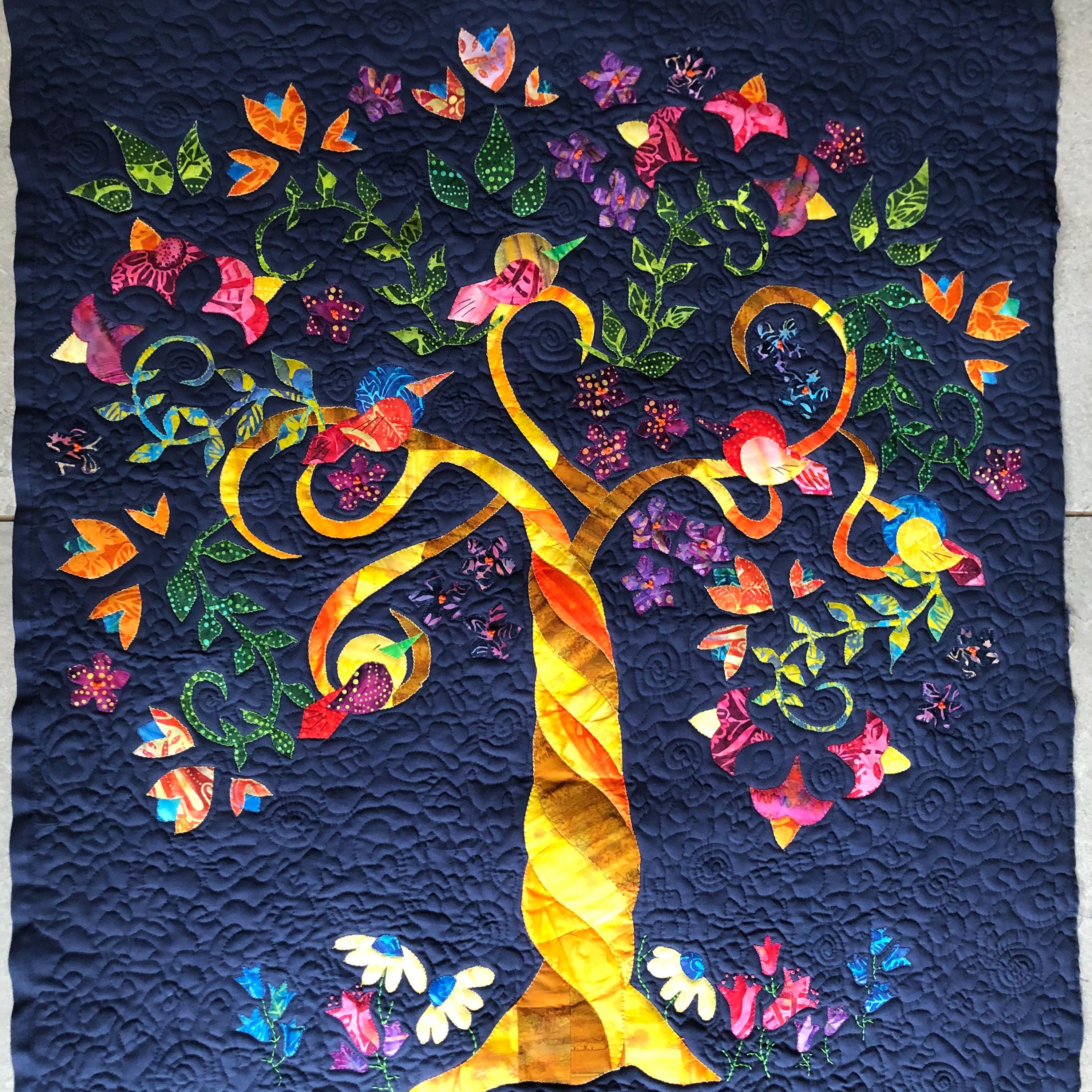 Delphine Brooks Tree of Life Applique Quilt Sewing Instruction Booklet ...