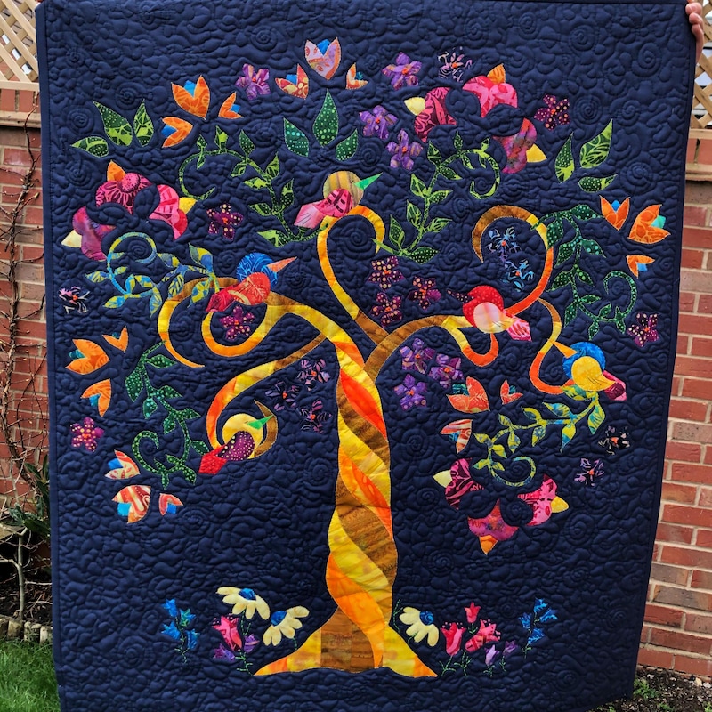 Tree of Life Quilt - Etsy